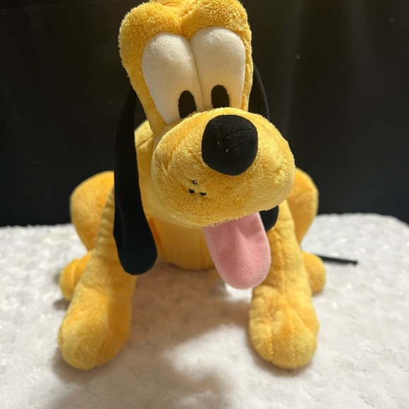 Disney | Toys | Disneys Pluto Plush Stuffed Animal | Poshmark
